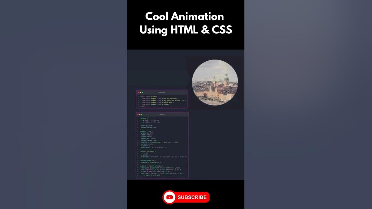 How To Create Animation Using Html And Css Htmlcss Css Youtube