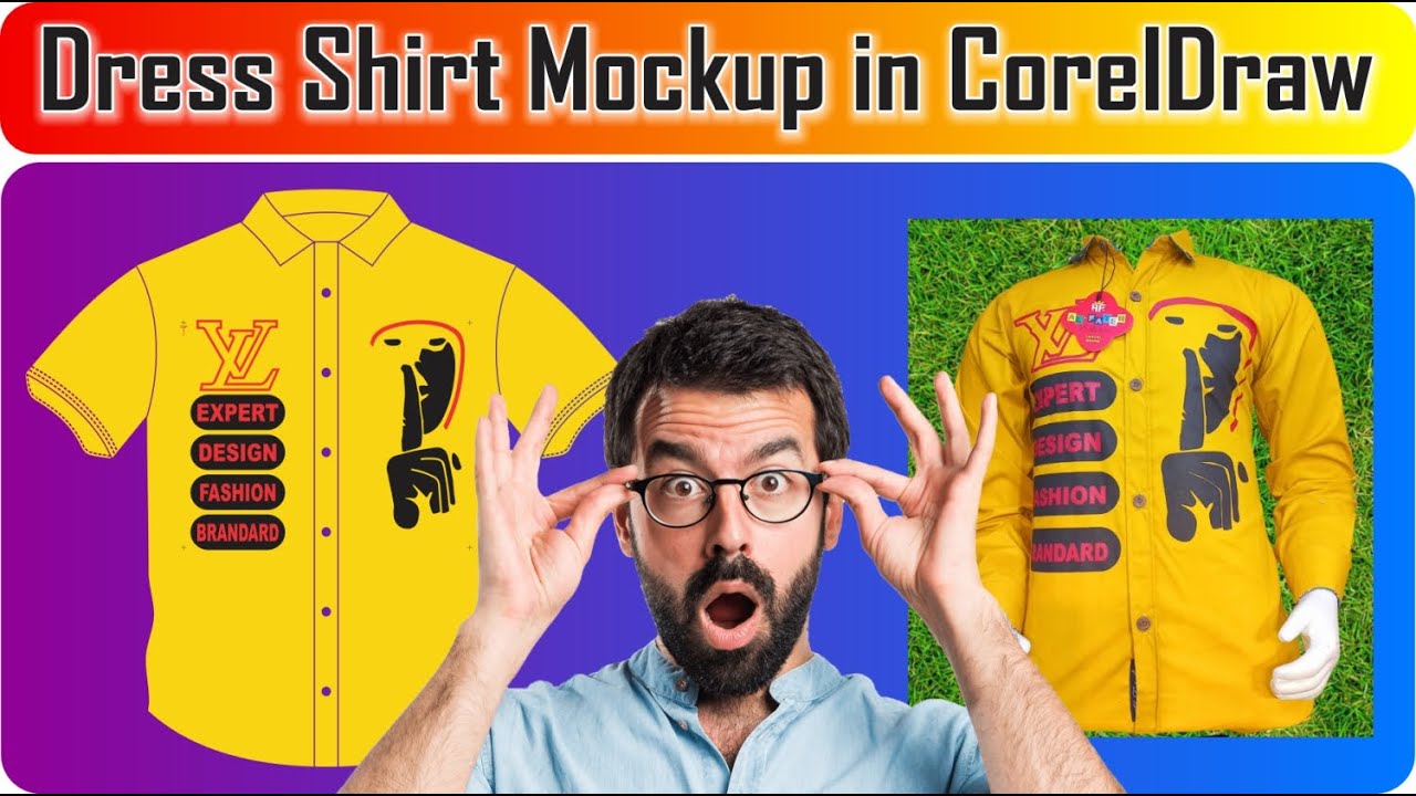 Dress Shirt Mockup | coreldraw tutorial #coreldraw tips for biggeners ...