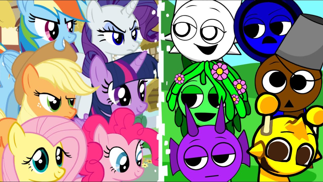 FNF Sprunki Vs MLP Sings Bluey Can Can (My Little Pony & Incredibox ...
