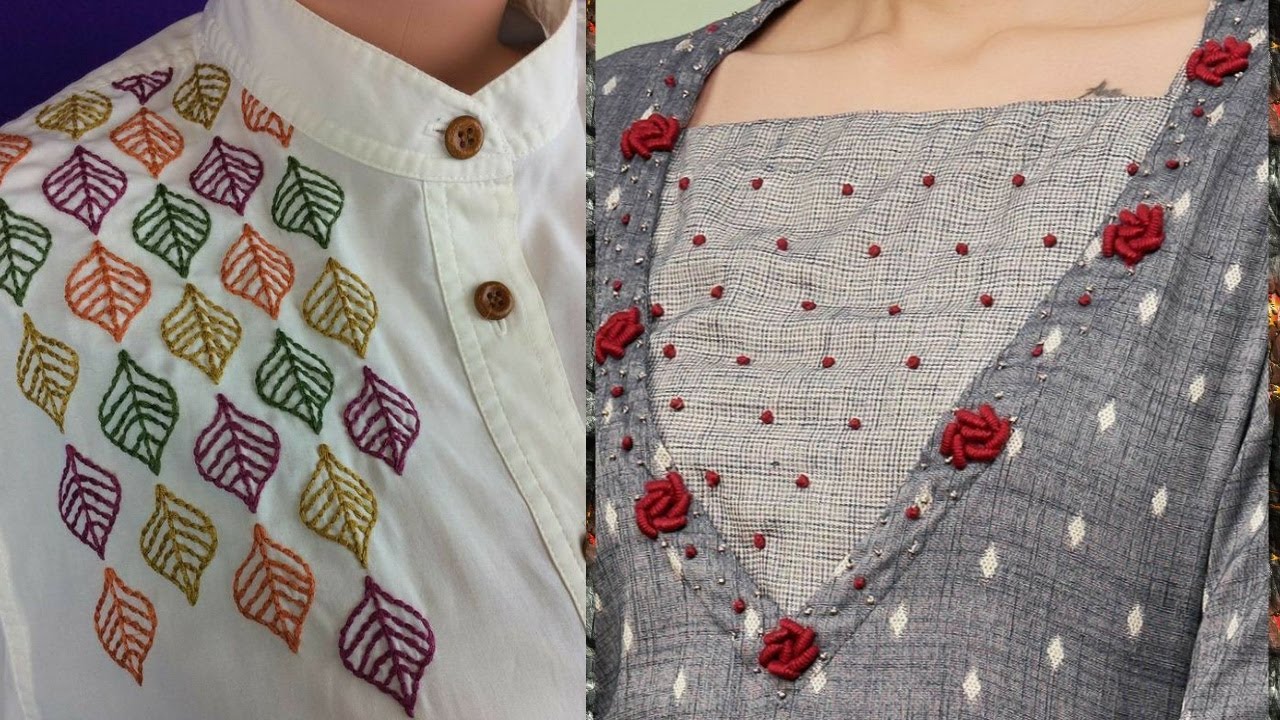 Top 10 Easy to make Neck Design at home - YouTube