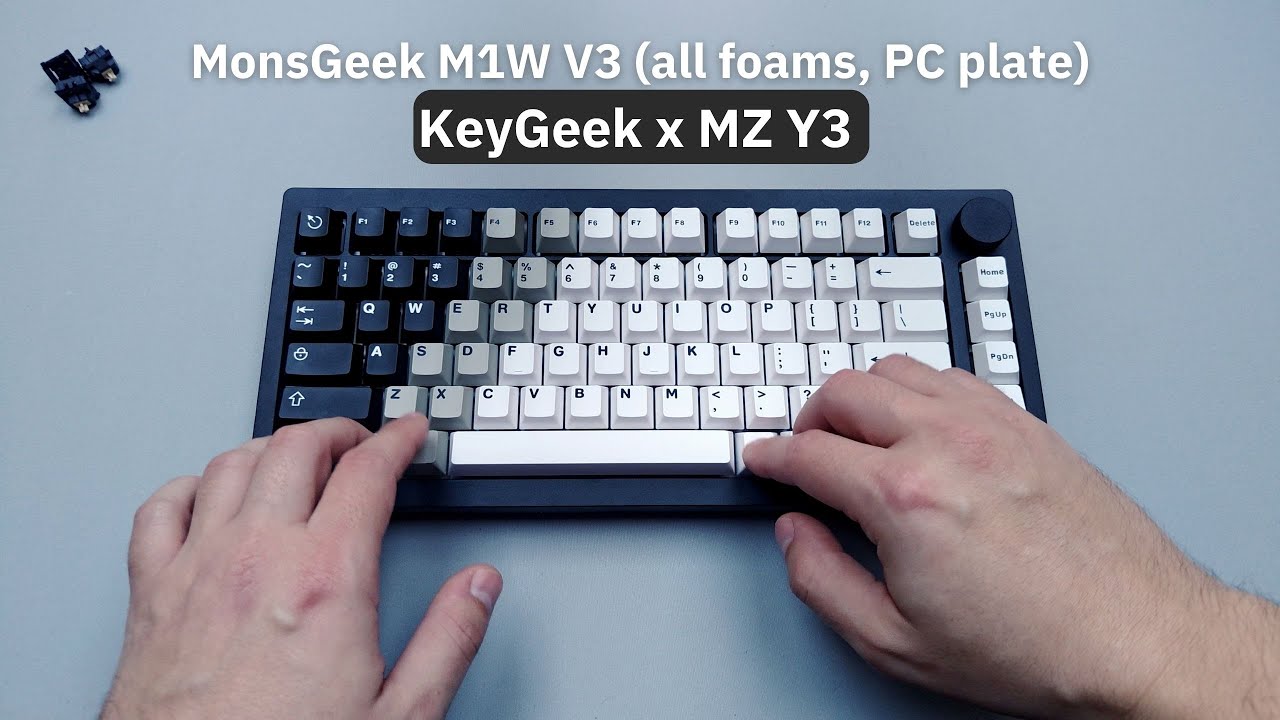 Ultra creamy! | KeyGeek x MZ Y3 | MonsGeek M1W V3 | sound test - YouTube