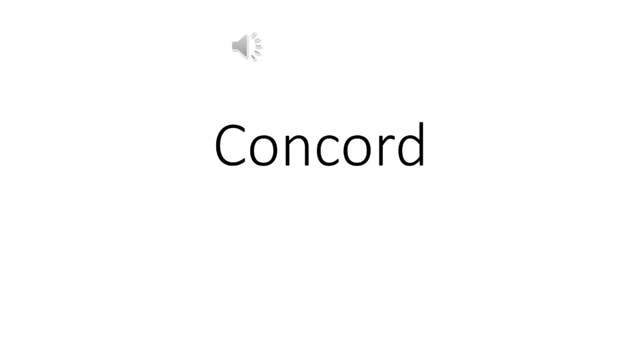 Pronounce Concord, MA like a worldly sophisticate - YouTube