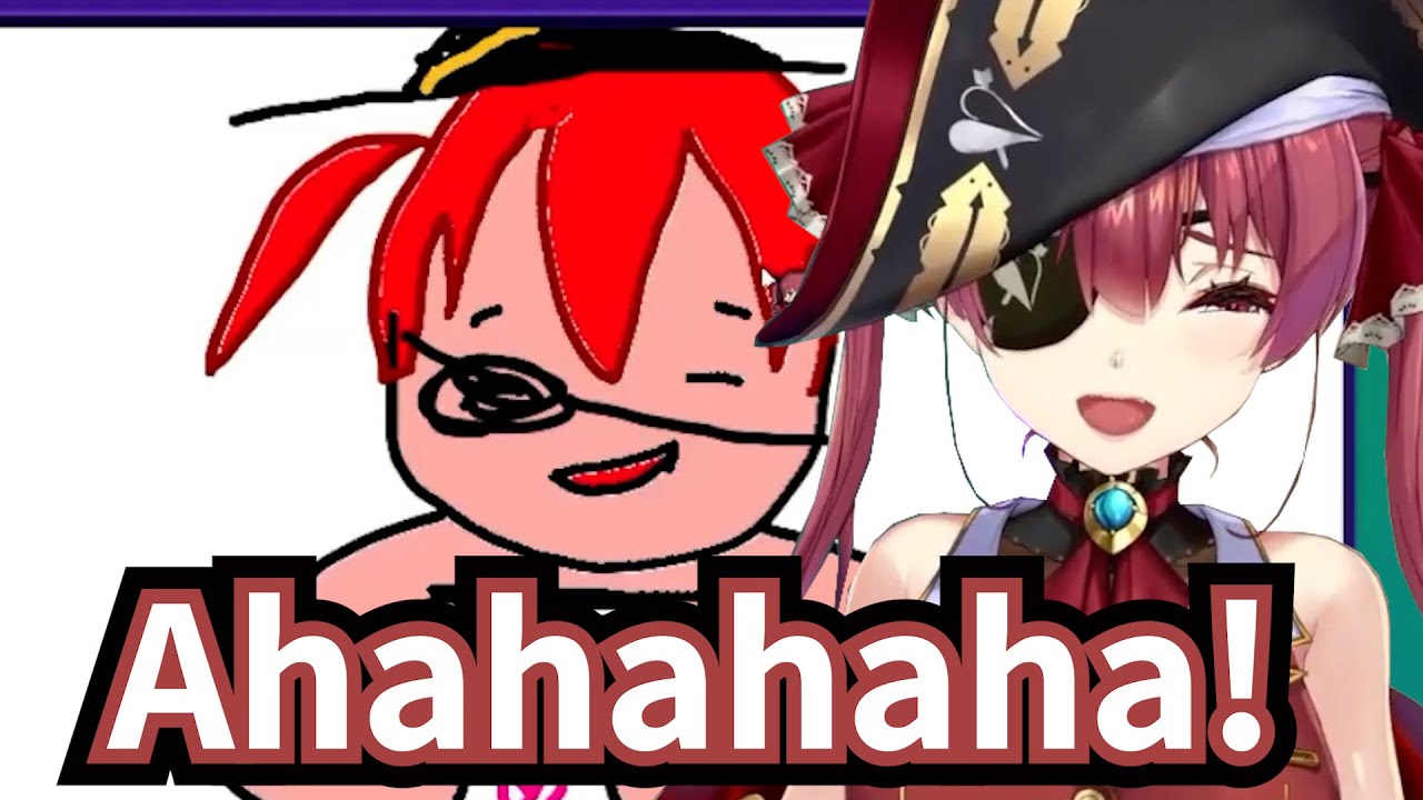 Marine can't stop laughing at Lamy's drawing of her reading a Lewd Book ...