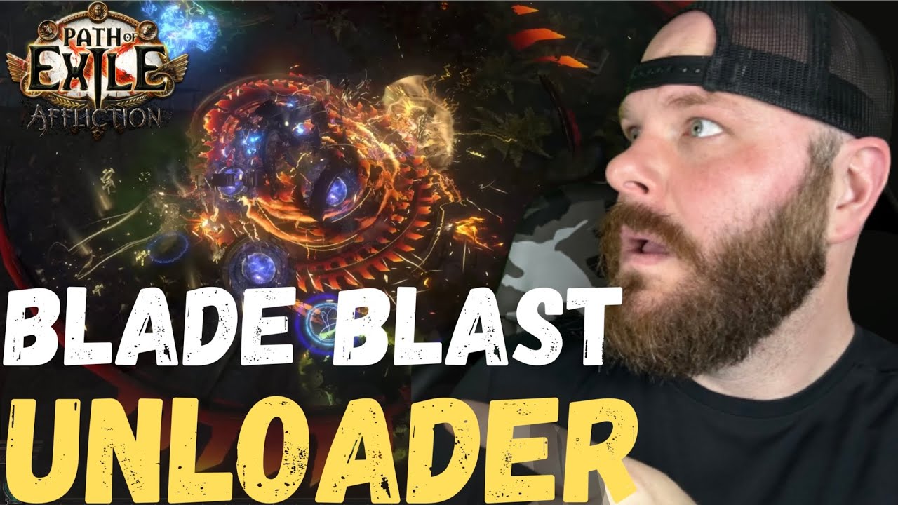 Blade Blast Unloader! NEW BUILD In Path of Exile | Tonkee Reacts - YouTube