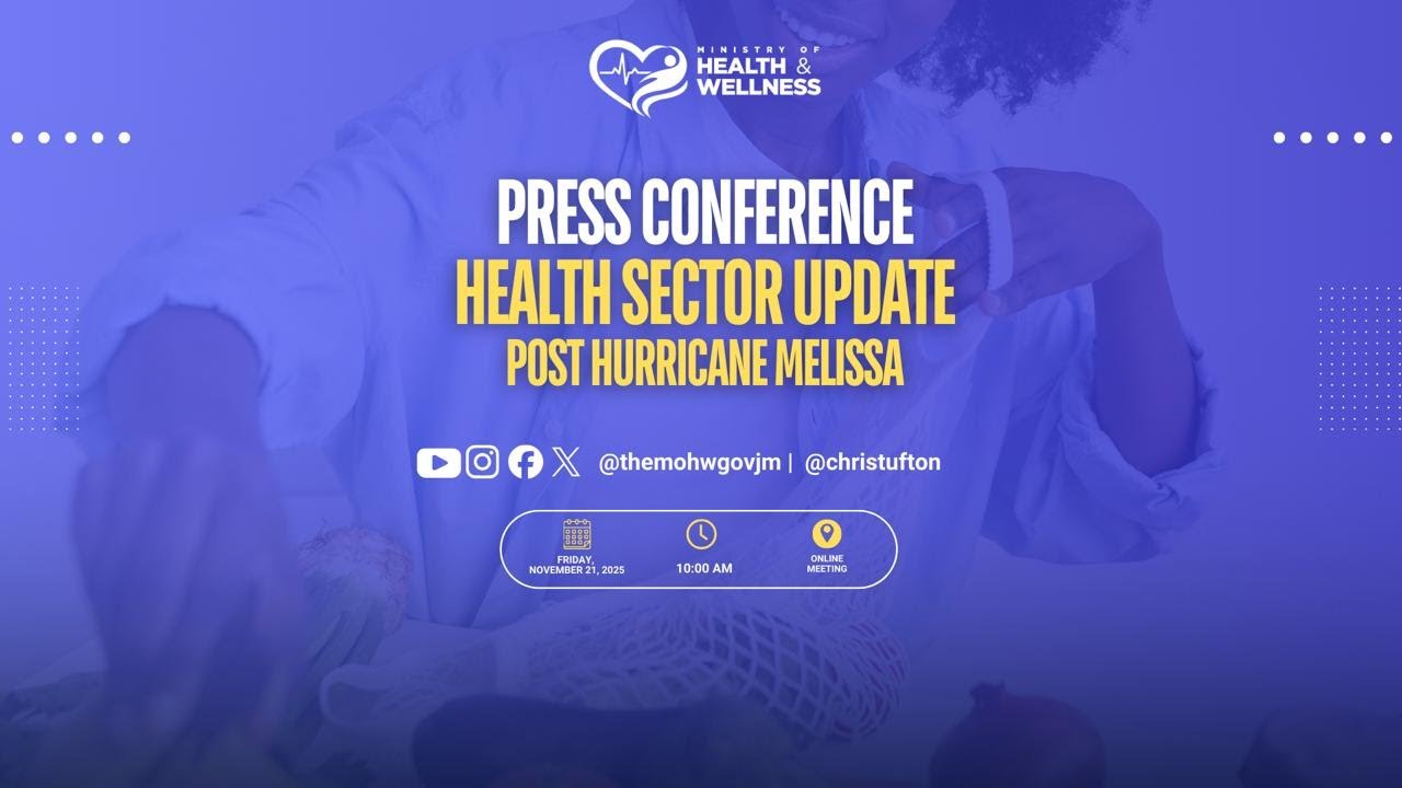 MOHW Press Briefing - Post Melissa Update || November 21, 2025 - YouTube