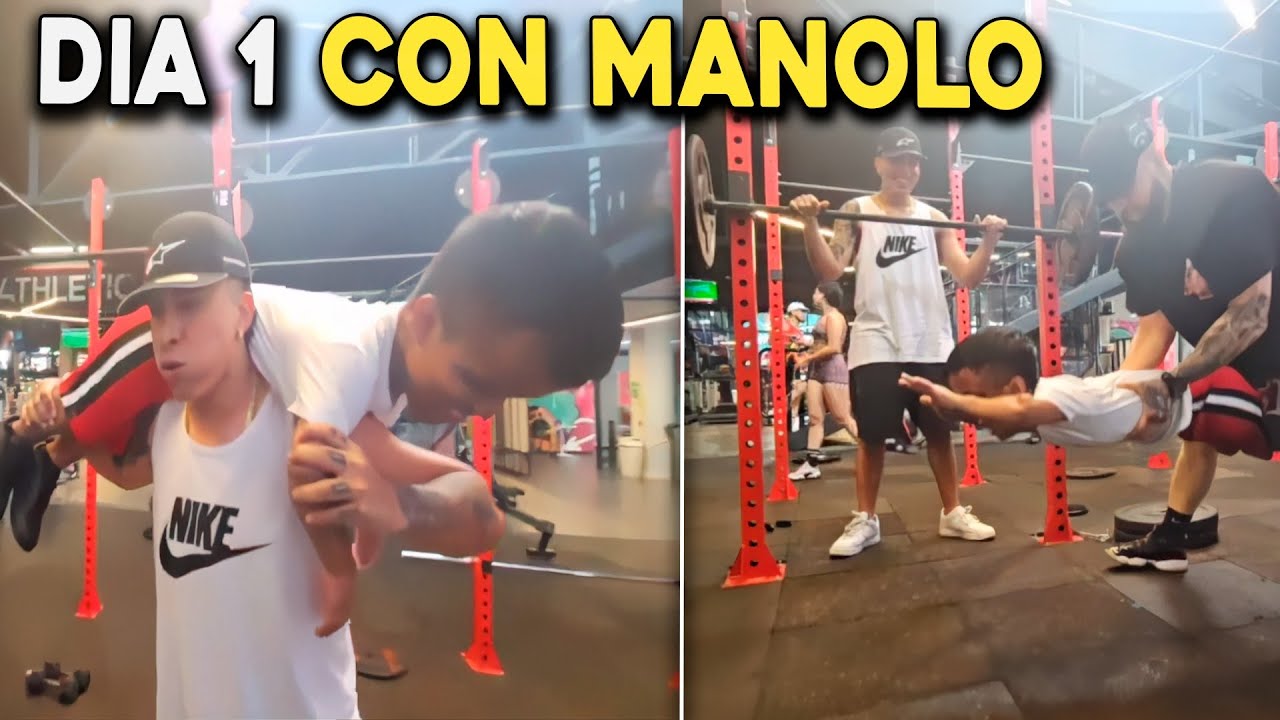 MR STIVEN Y MANOLITO ENTRENANDO DURÍSIMO EN EL GYM 🥵💪 - YouTube