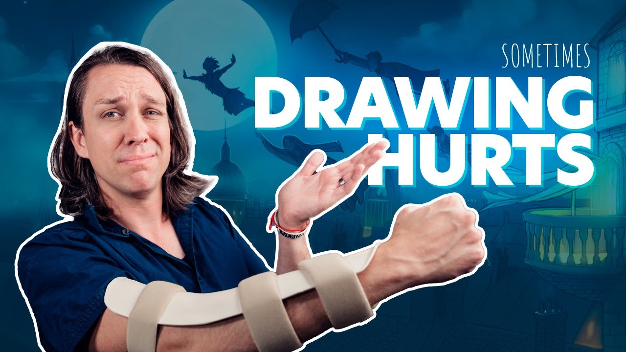 How I Injured Myself Drawing - And How You Can Avoid It - YouTube