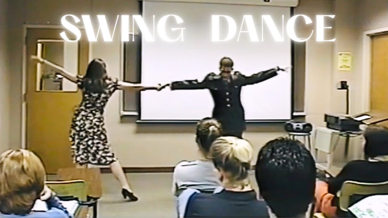 SWING DANCE - in College Speech Class - YouTube