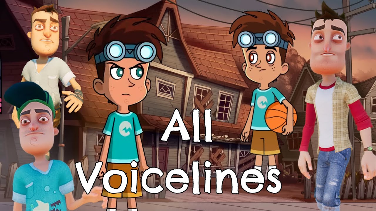 Nicky Roth All Voicelines Hello Neighbor - YouTube