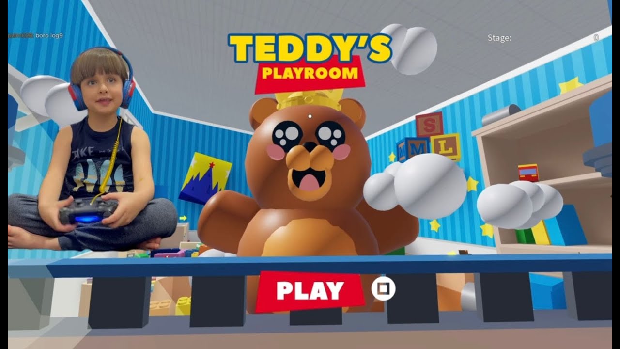 Teddy’s Playroom Obby no Roblox | Jogando a sala de brinquedos - YouTube
