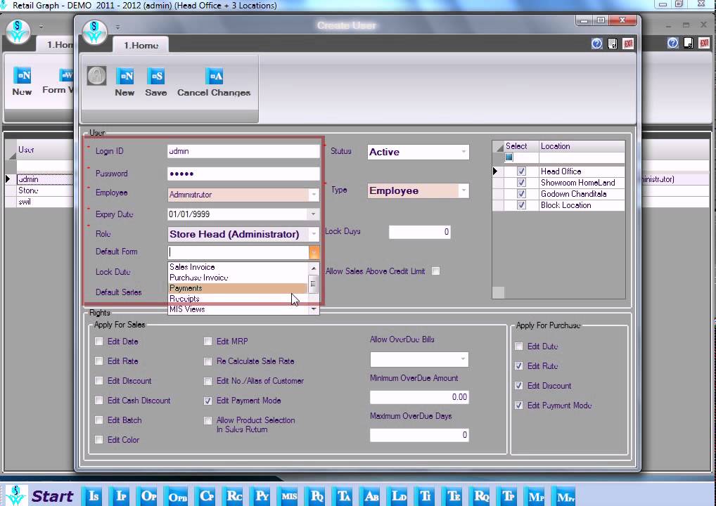 RetailGraph: Defining User Rights | SWIL Software - YouTube