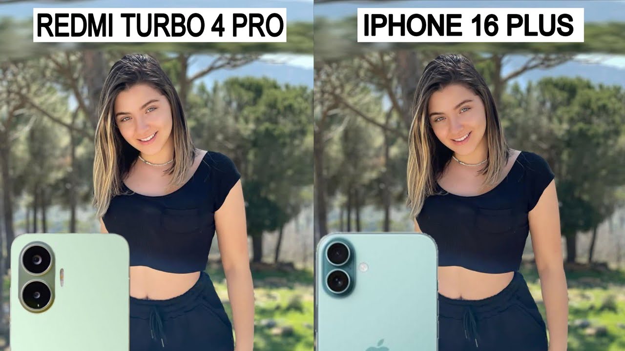 Redmi Turbo 4 pro VS iPhone 16 Plus Camera test Comparison - YouTube