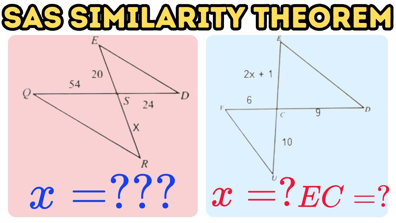 SAS Similarity Theorem (Part 2) - YouTube
