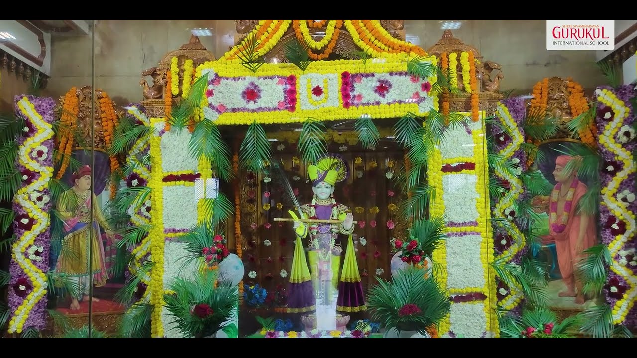 Flower Hindola | Gurukul Bangalore | Shree Swaminarayan Gurukul ...