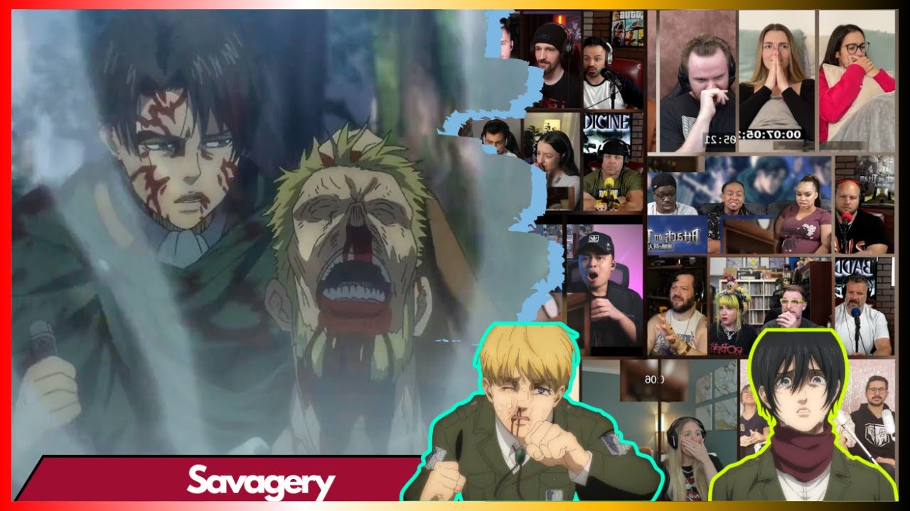 "Crazy Eren Talk & SHOUT?!!!" | Attack on Titan Season 4 Episode 14 ...