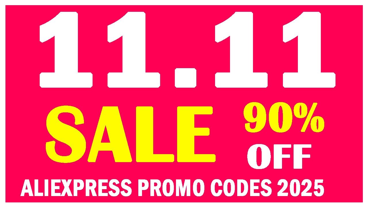 Aliexpress Coupon Codes 2025 | 11.11 Aliexpress Promo Codes 2025 - YouTube