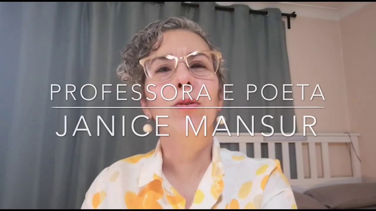 Janice Mansur: a poeta que criou um canal de entrevistas durante a pandemia. - YouTube