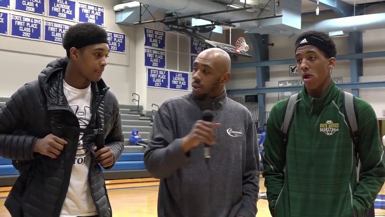 Interview with Columbia Rock Bridge Basketball players Isiaih Mosley ...