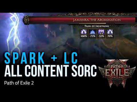 170%+ Shocks?? Spark + LC Sorc with ES!! - All Content Build - Path of ...