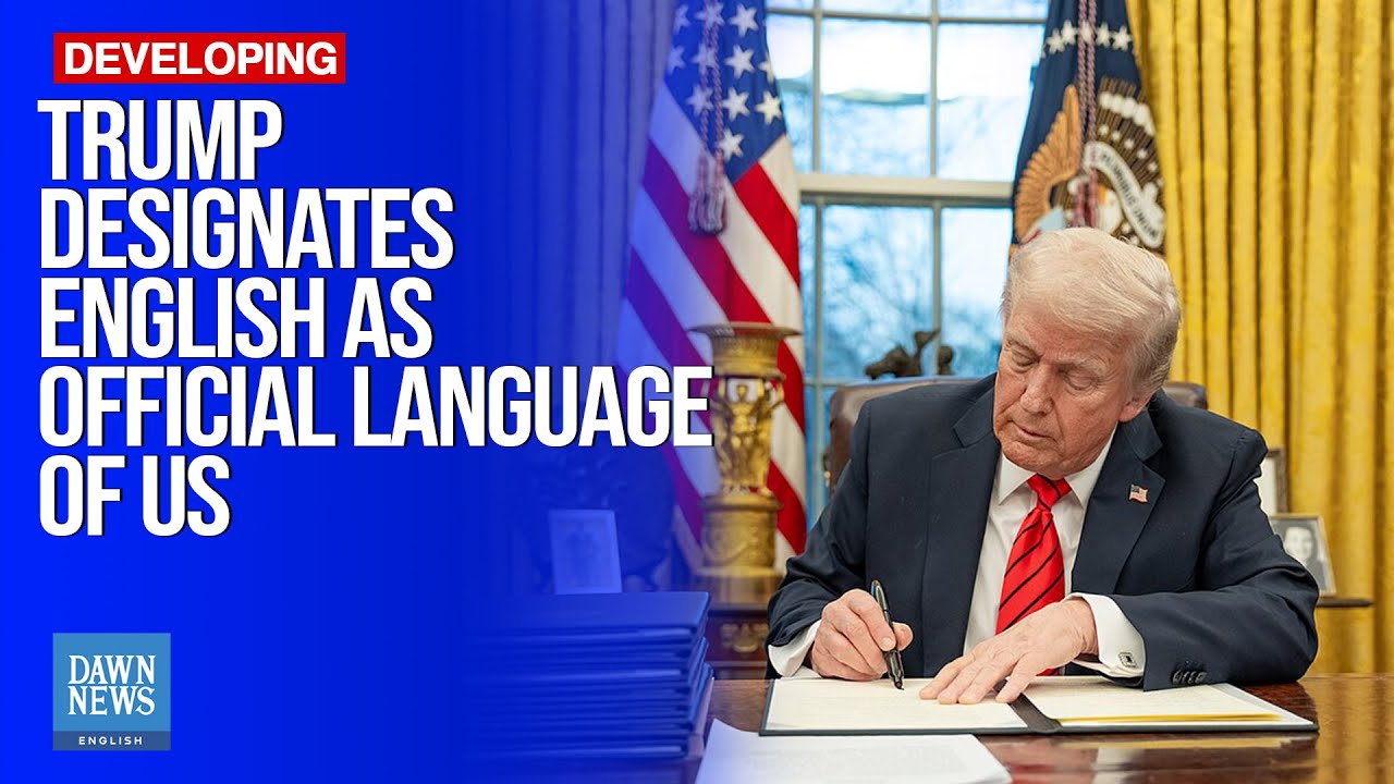 Trump Designates English as the Official Language of the U.S. | Dawn ...