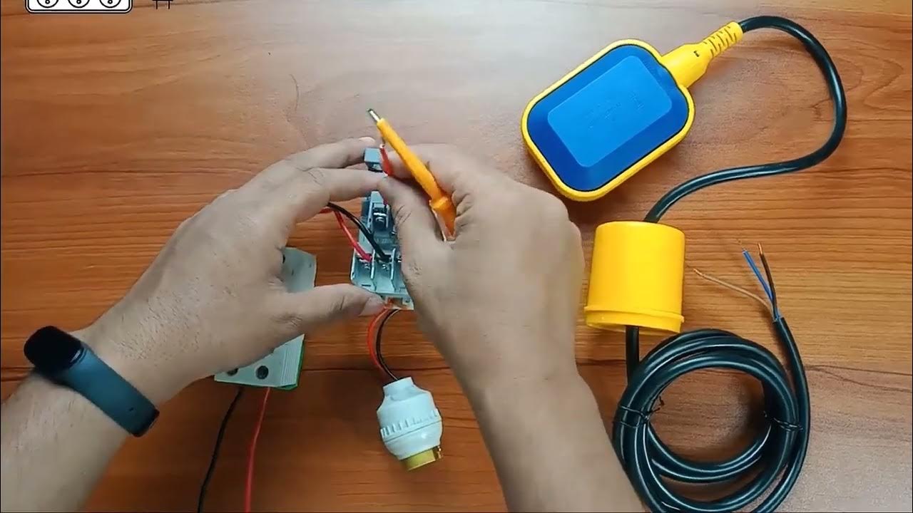 How to connect float switch in water tank - YouTube