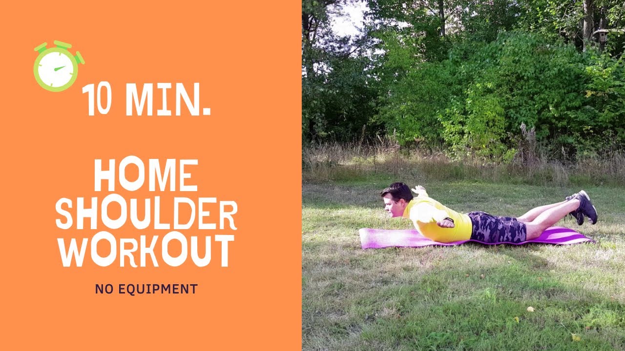 HOME SHOULDER WORKOUT by #hw - YouTube