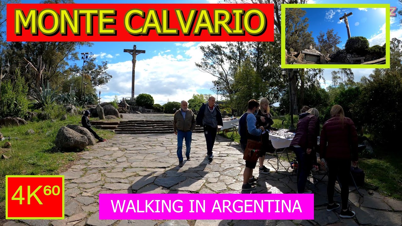 4K⁶⁰ 🚶 - 👉 MONTE CALVARIO ☀️ walk - TANDIL - Walking tour - ARGENTINA ...