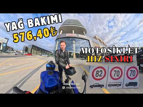 YAMAHA SERVİSİNDE 576 TL’YE BAKIM YAPTIRDIM! 🏍️ MOTOSİKLET HIZ SINIRLARI