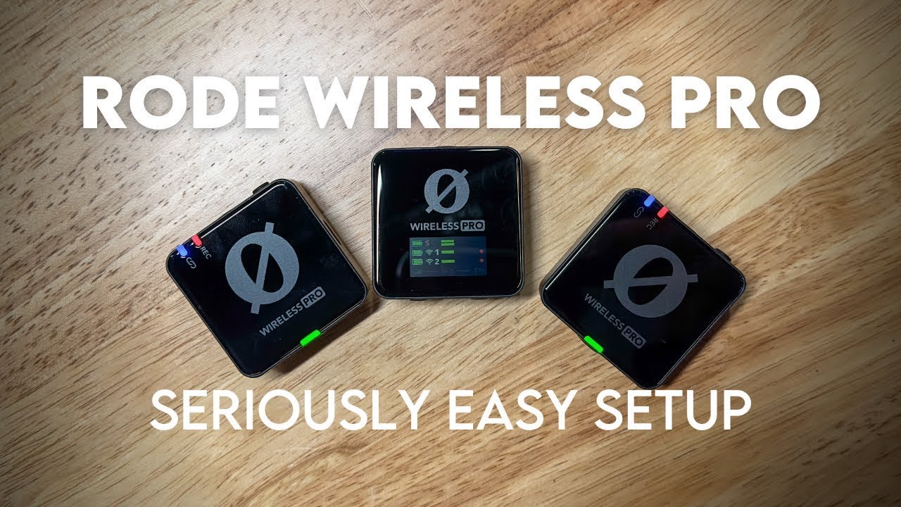 How to set up RODE WIRELESS PRO in 4 minutes!!! - YouTube