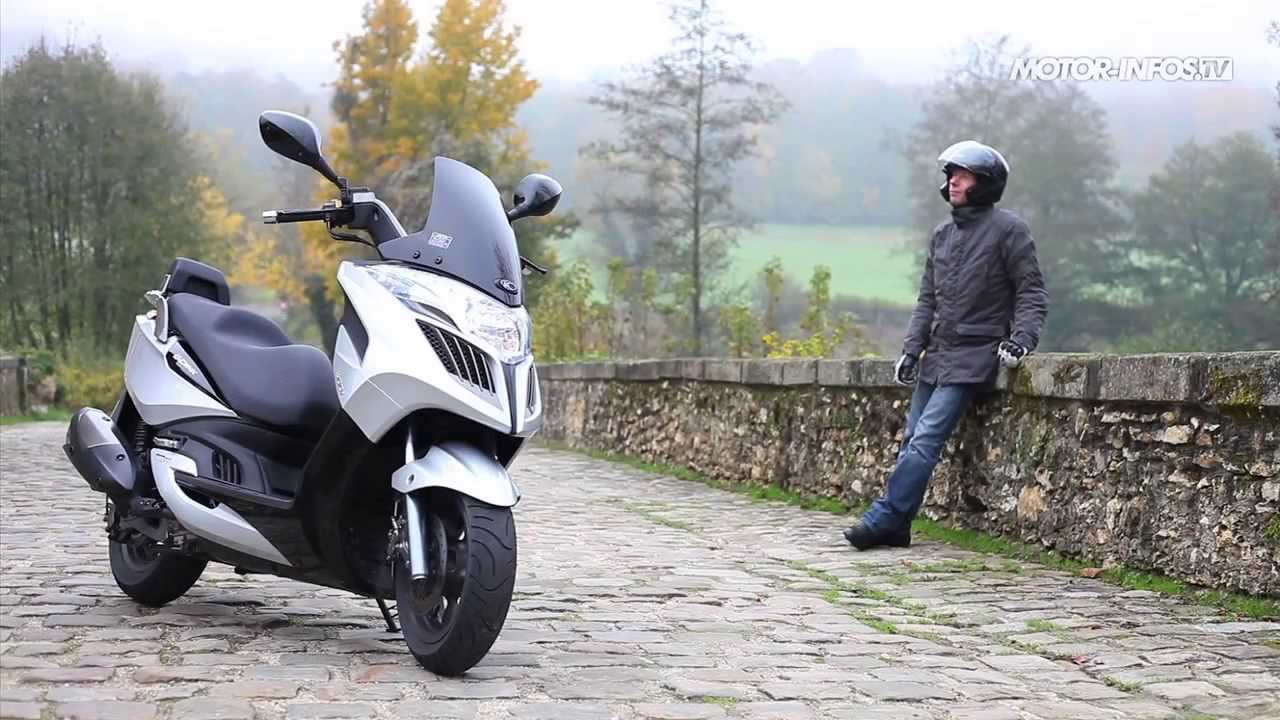 Essai Kymco Gdink 300 : un prix et des performances - YouTube