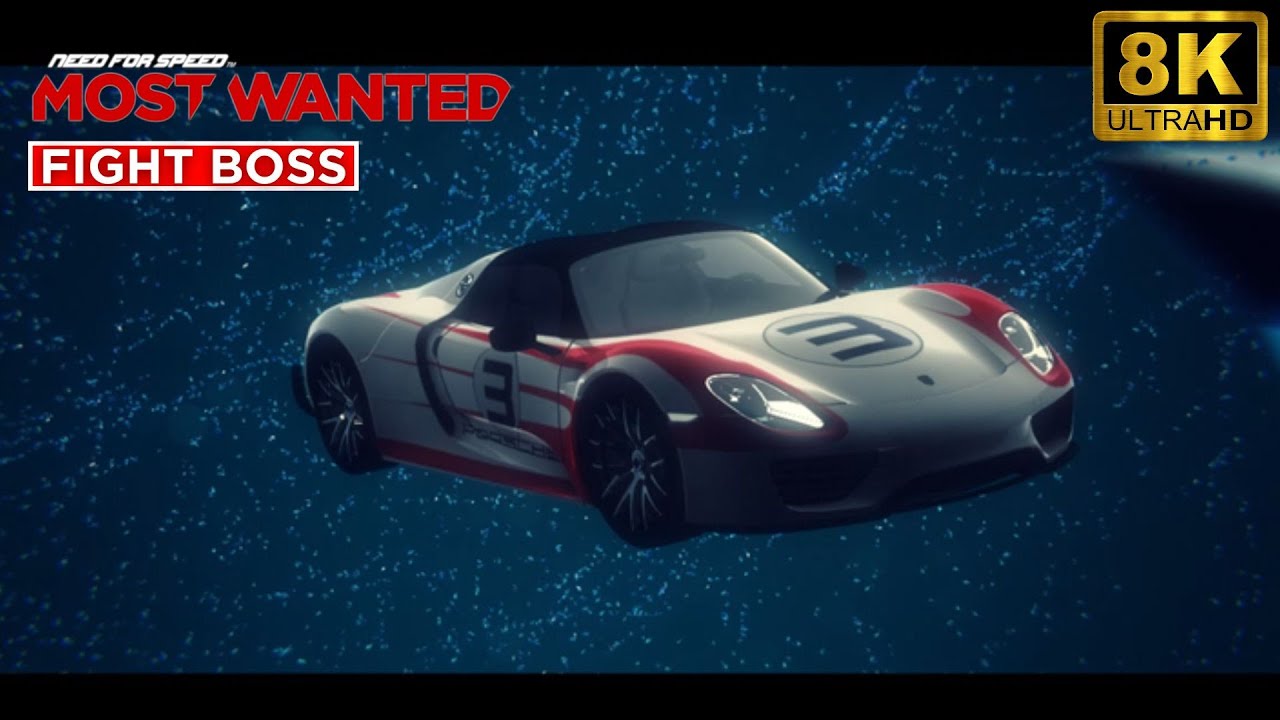 PORSCHE 918 SPYDER CONCEPT FIGHT BOSS (8K) - YouTube