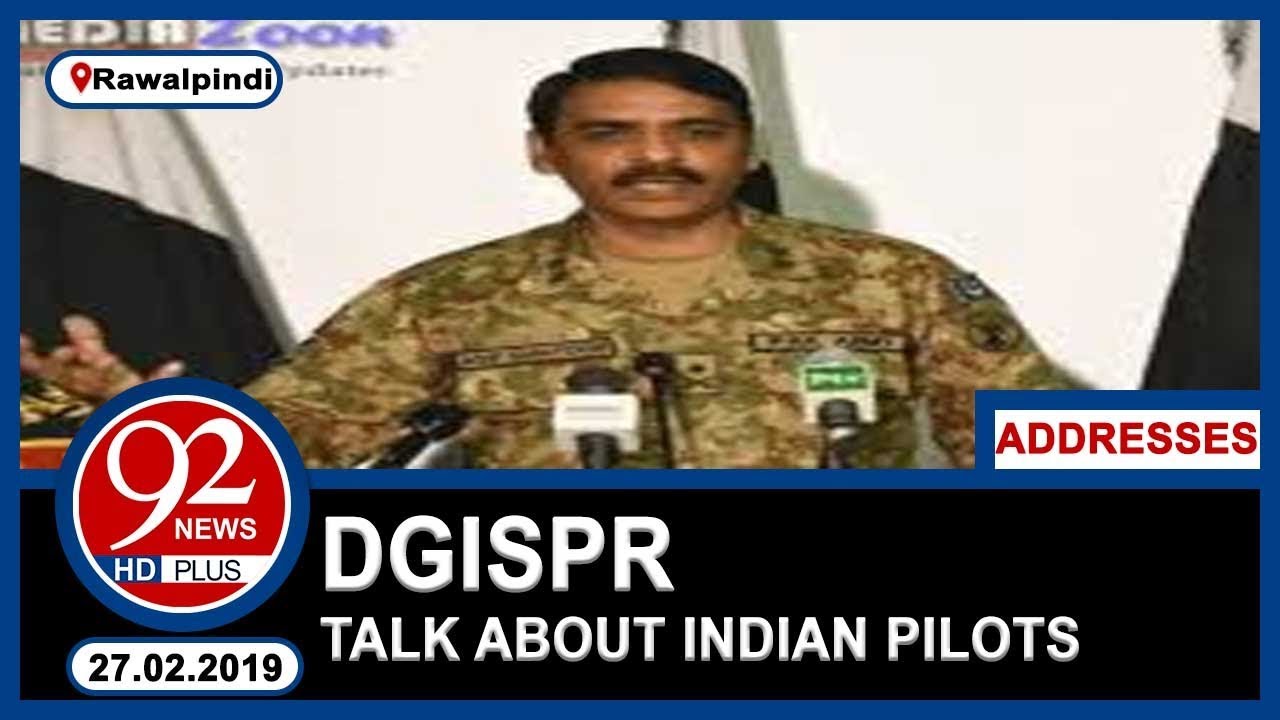 DG ISPR Major General Asif Ghafoor Addresses Press Conference | 27 ...