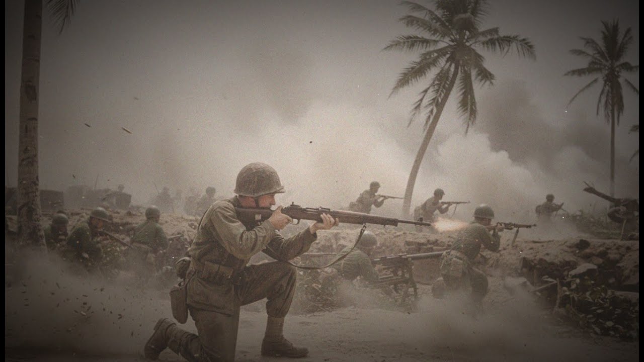 Japanese Troops Were Shocked By BAR's Power at Tarawa! - YouTube