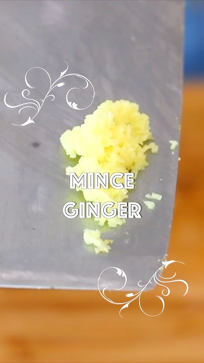 How to Mince Ginger Like a PRO! - YouTube