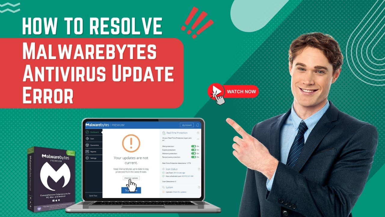 How to Resolve Malwarebytes Antivirus Update Error? | Antivirus Tales ...