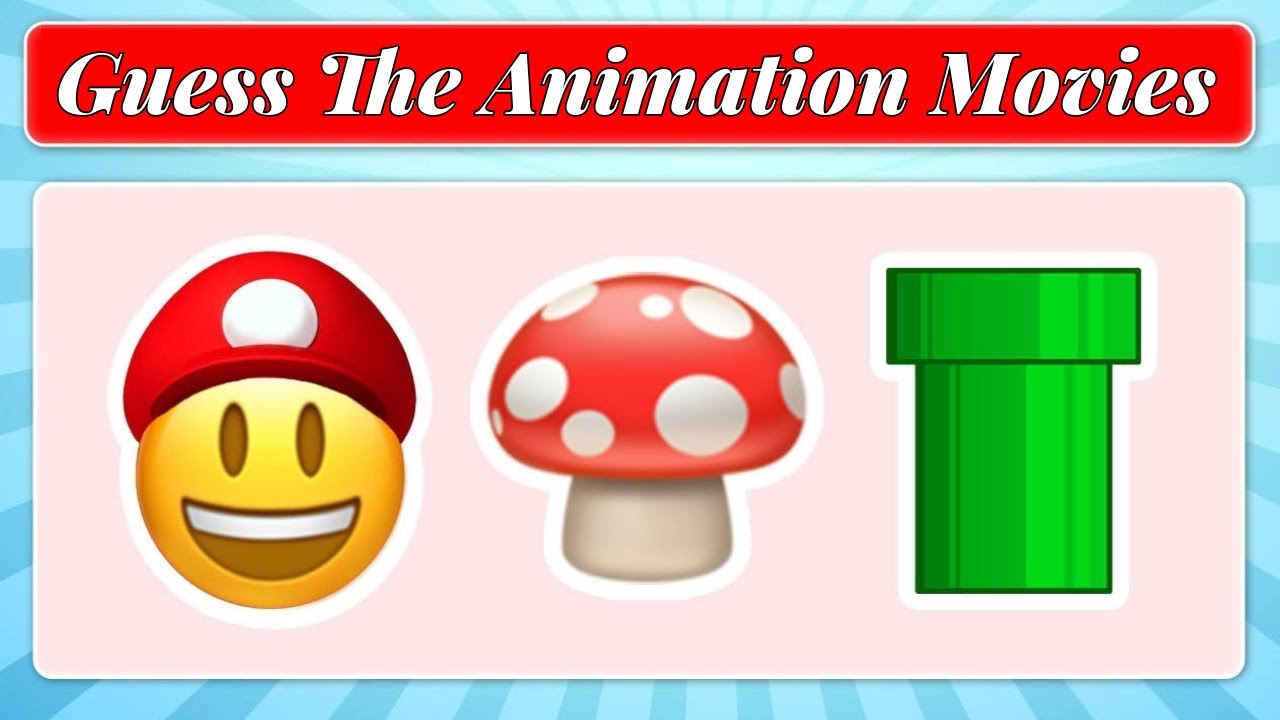 Guess The ANIMATED MOVIE By Emoji? 🍿🎬 Identify the Animated Movie with ...