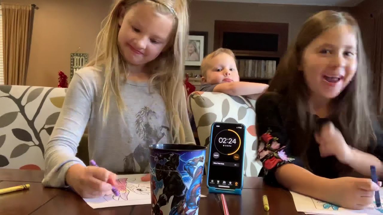 Sis vs Sis 3 Crayon Challenge - Part 2 - YouTube