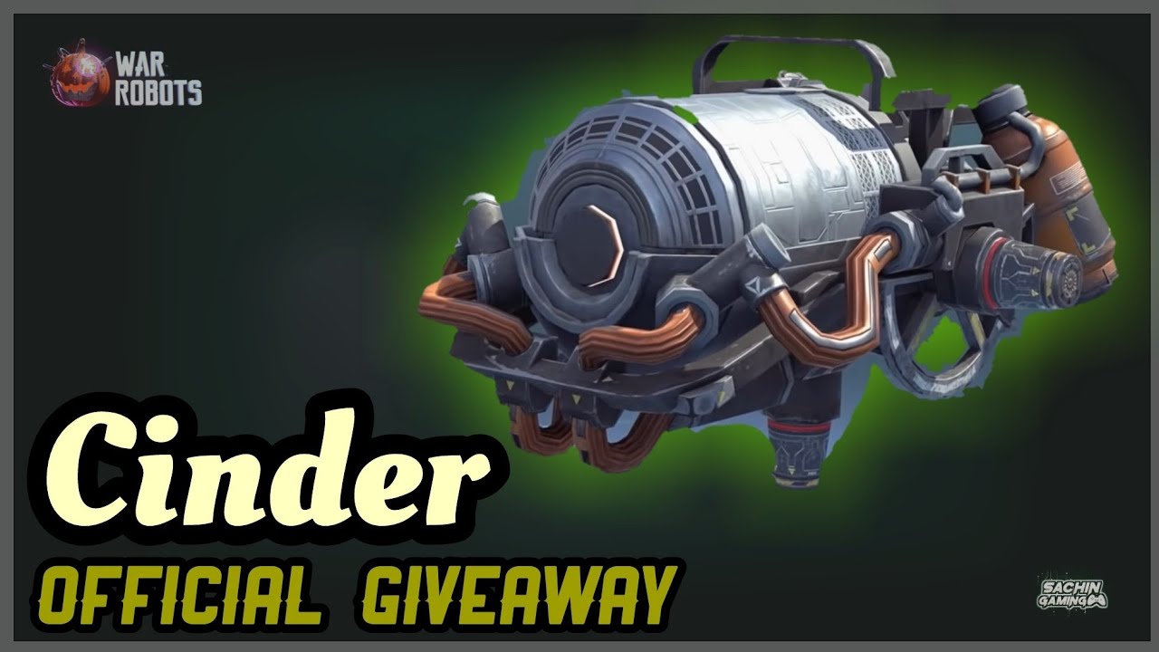 #WRwinCinder 5 Cinder Giveaway || WAR ROBOTS - YouTube
