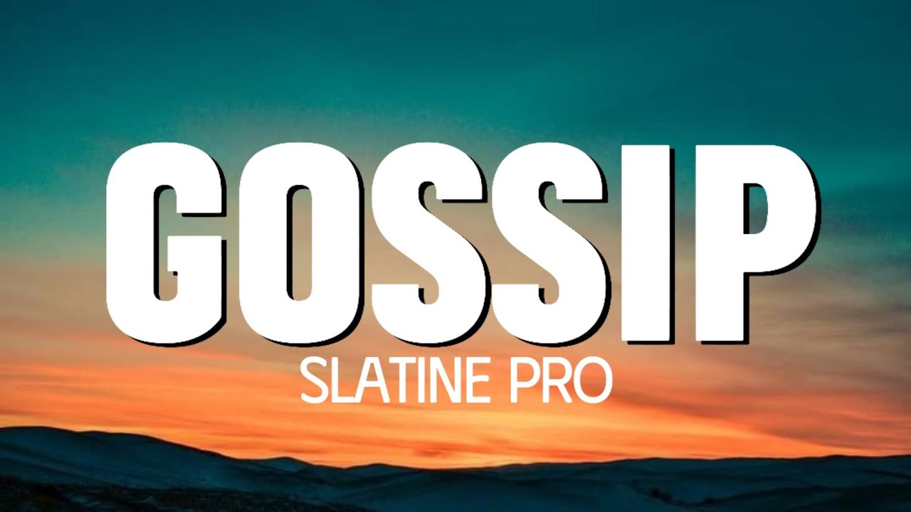 Slatine Pro Gossip (lyrics video) - YouTube