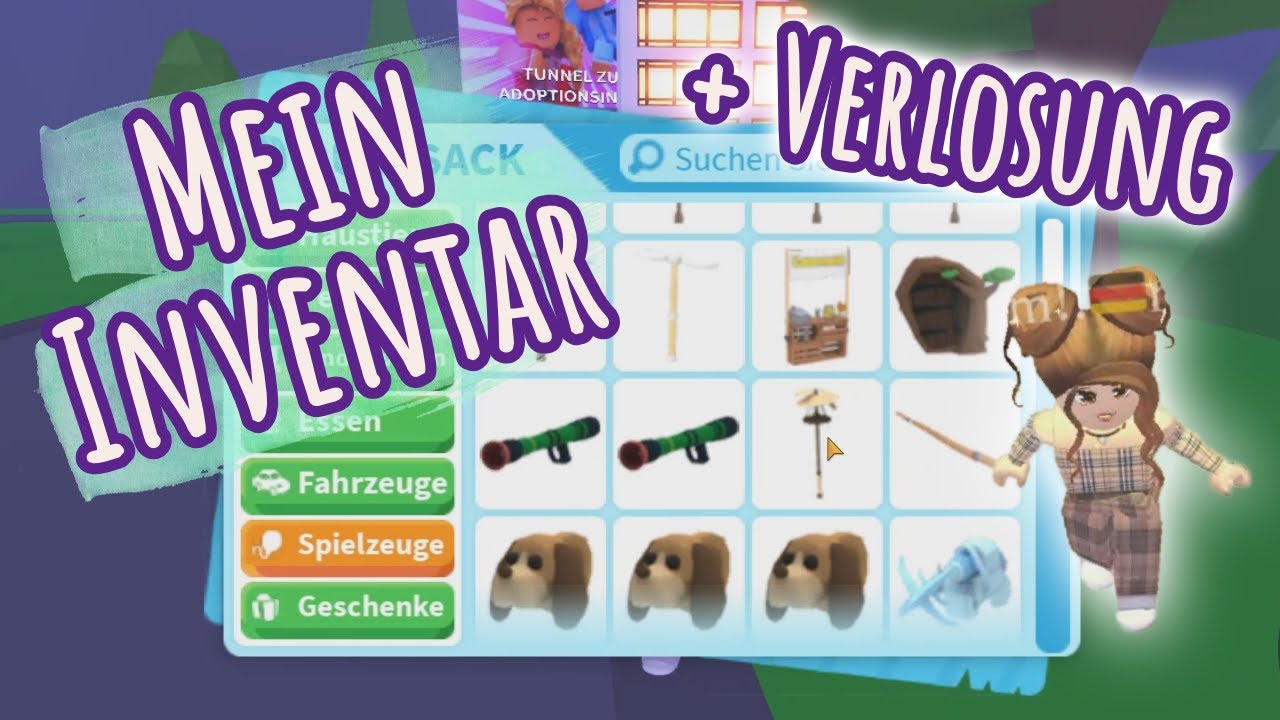 Ich zeige euch mein INVENTAR | Adopt Me - Roblox + Verlosung | Tedde ...
