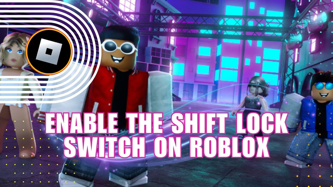Enable Shift Lock Switch For Obby Games On Roblox Tutorial - YouTube