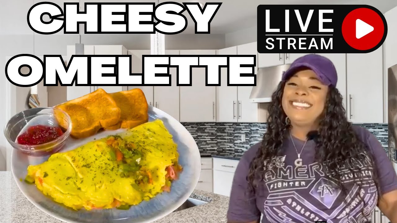 How To Make A Delicious Cheesy Omelette Recipe - YouTube