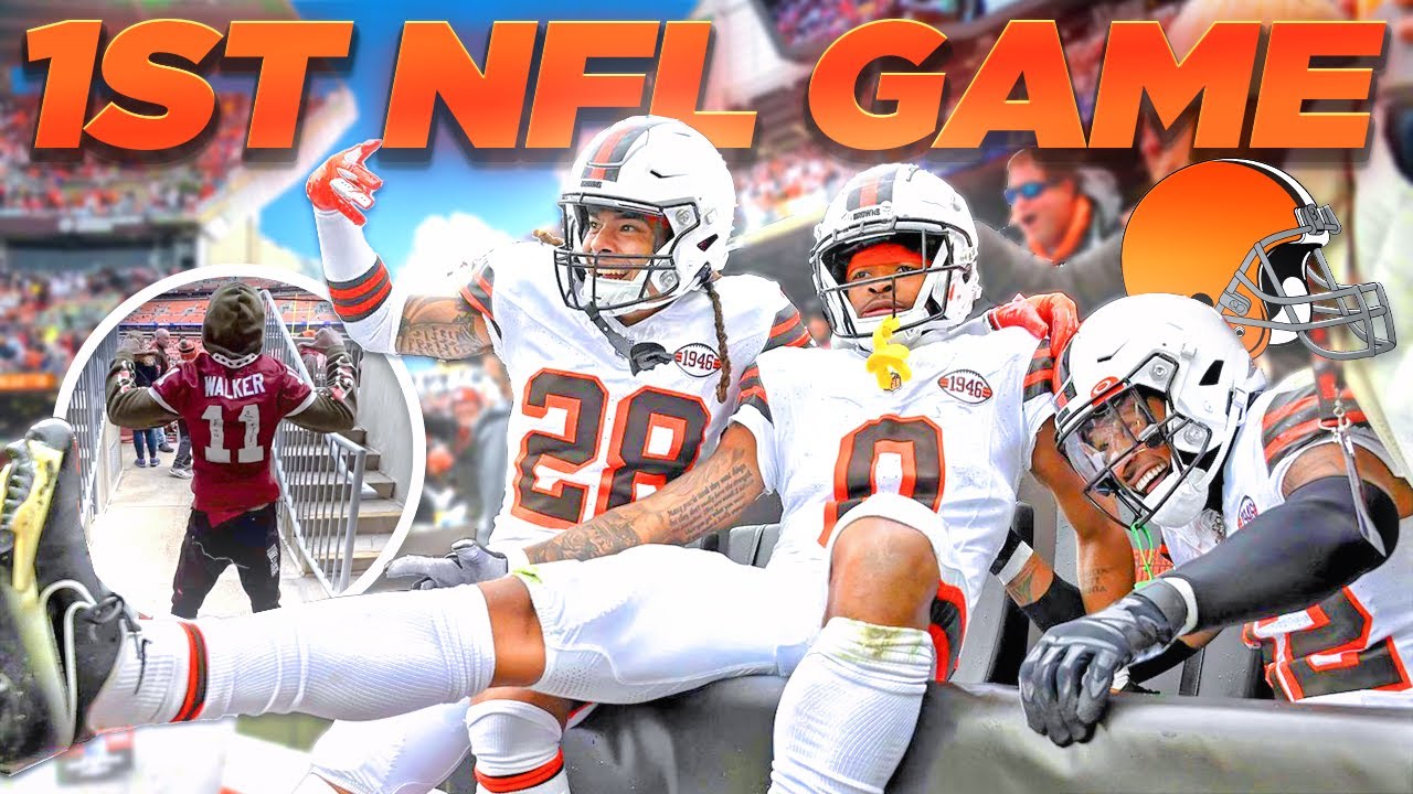 I Went To My First NFL Game! - YouTube