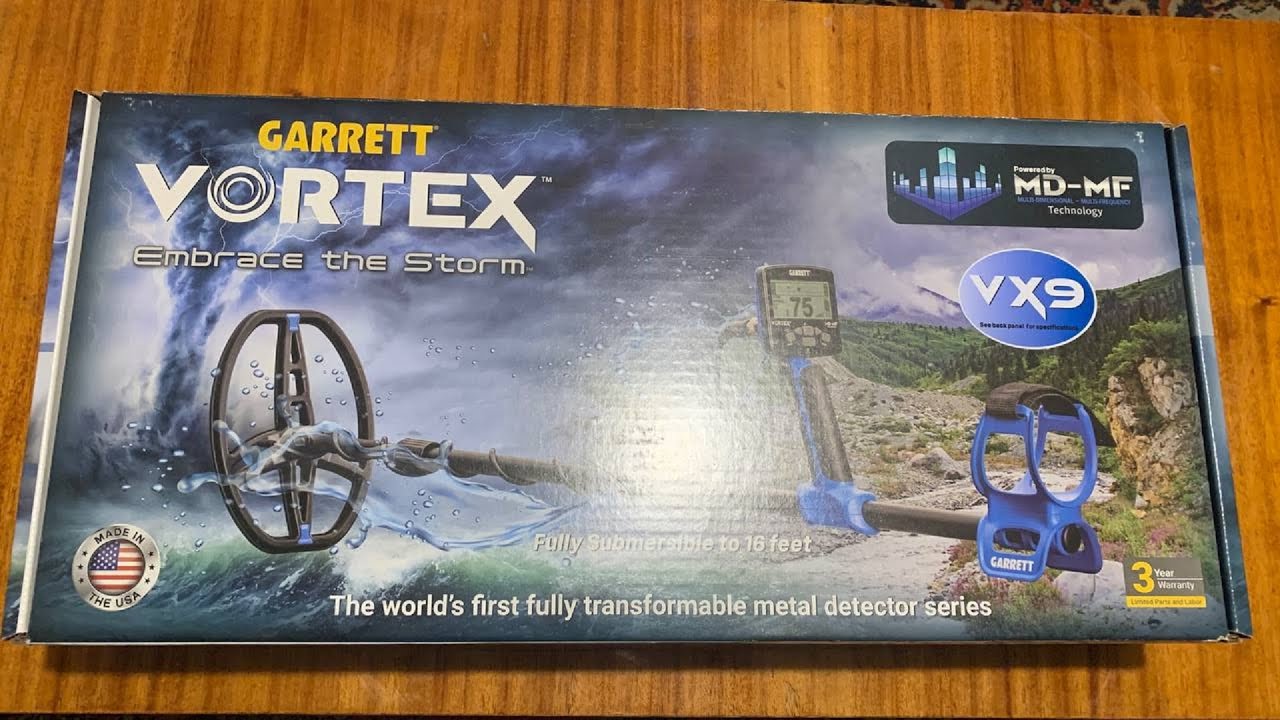 Металошукач Garrett Vortex VX 9 Розпаковка короткий тест і перші ...