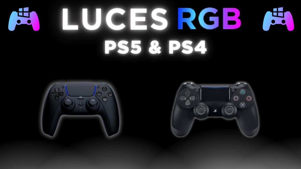 Como Tener LUCES RGB en tu CONTROL de PS5 o PS4 - YouTube