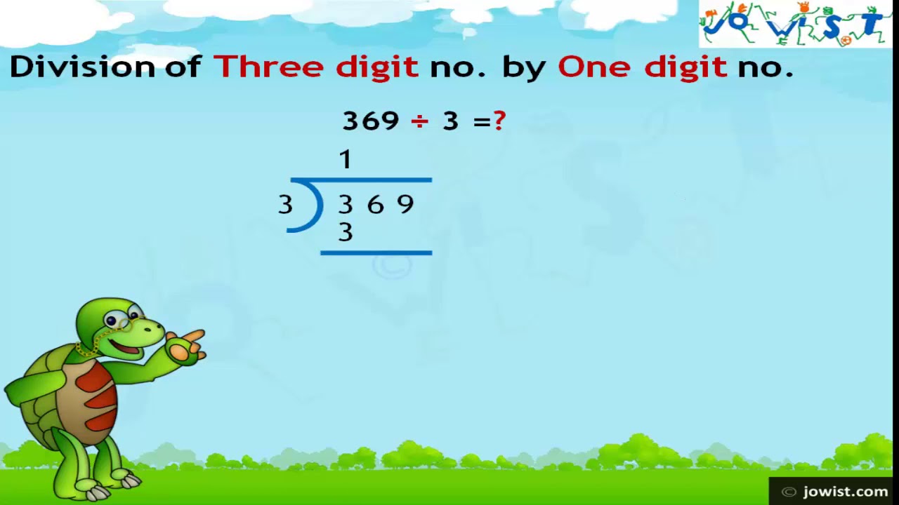 Class 2: Division of 3 Digit By 1 Digit - YouTube