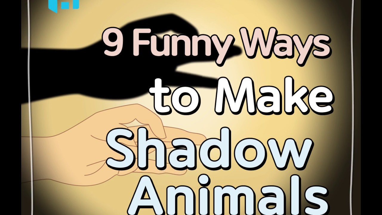 [Life Hacks] How to Make Shadow Animals with Your Hands｜Sharehows - YouTube