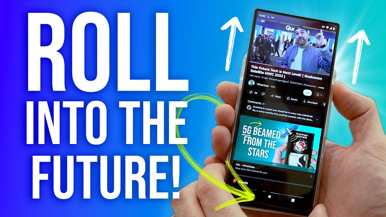 Motorola Rizr - A Rollable Phone That Rises Above The Rest? - YouTube