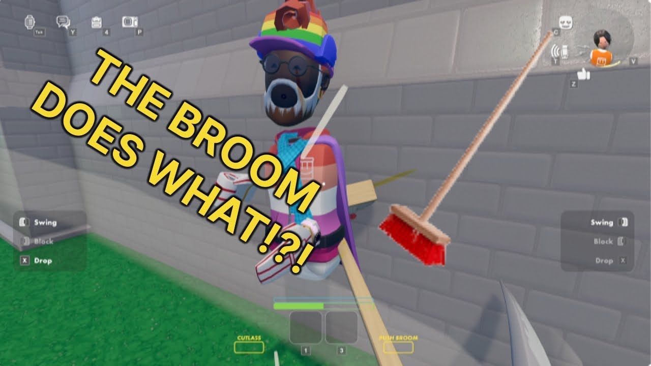 THIS MAKES THE BROOM OP!?! REC ROOM - YouTube