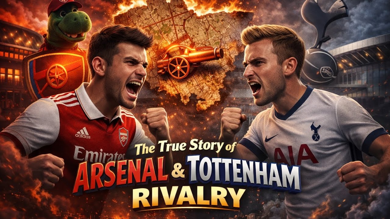 The true story of Tottenham vs Arsenal rivalry #football #history # ...